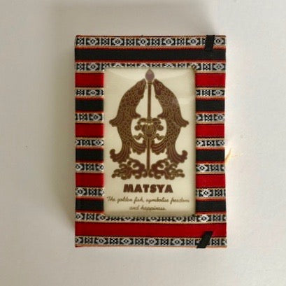 Tibetan Handmade Notebook with Auspicious Symbols – Sacred Treasures