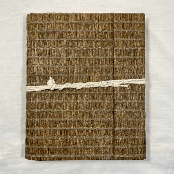 Hand-made Paper Notebook - Hessian cover – Sacred Treasures